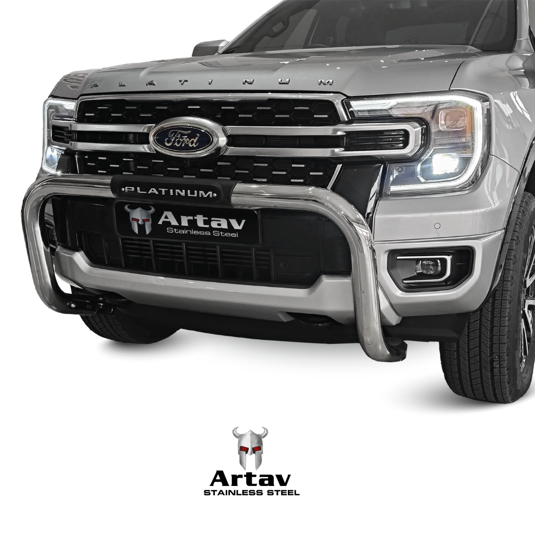 Artav | Ford Ranger & Everest Next Gen PLATINUM Nudge Bar Stainless ...