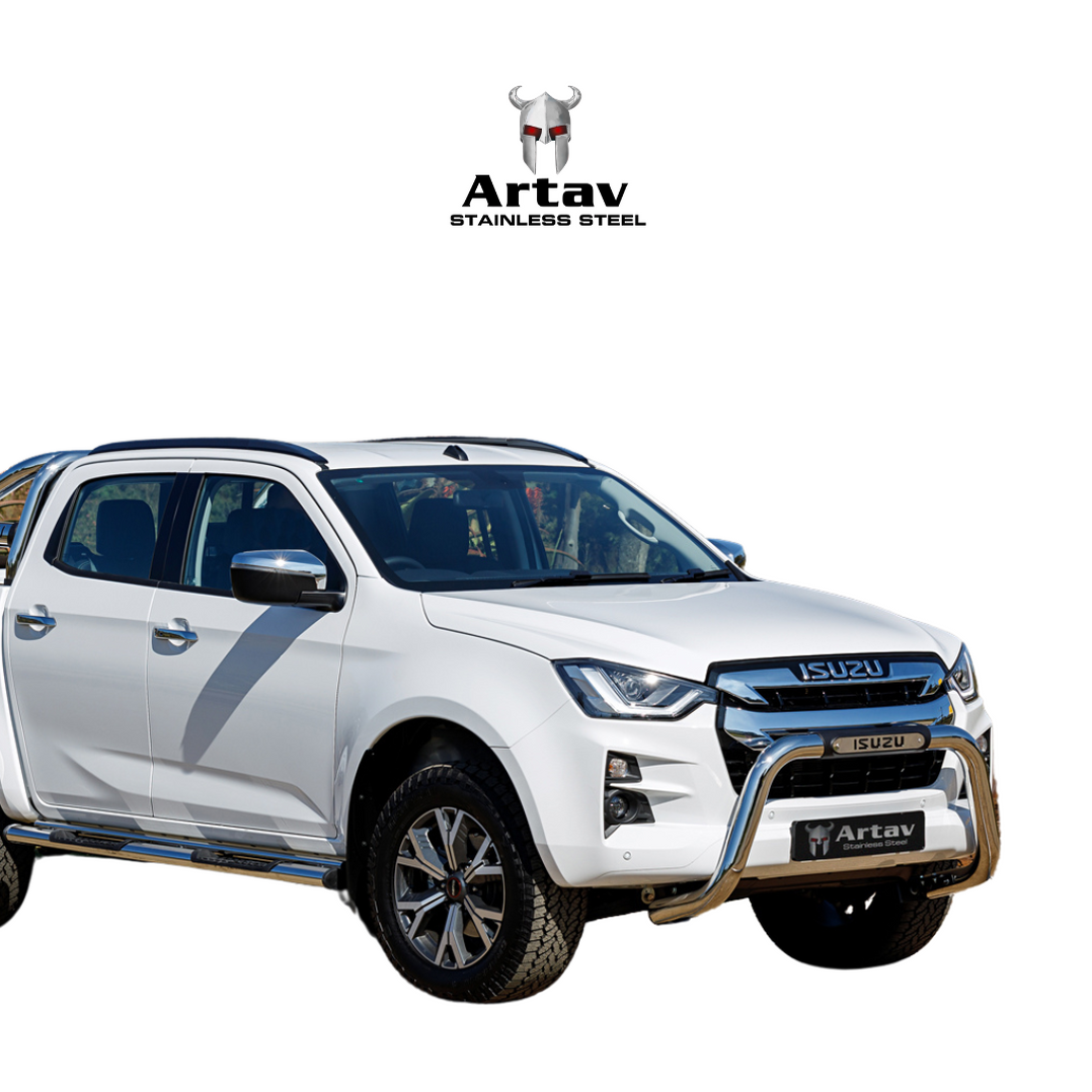 Artav | Isuzu DMAX Stainless Steel PDC Nudge Bar (Fits Gen 6 & Gen 7 ...