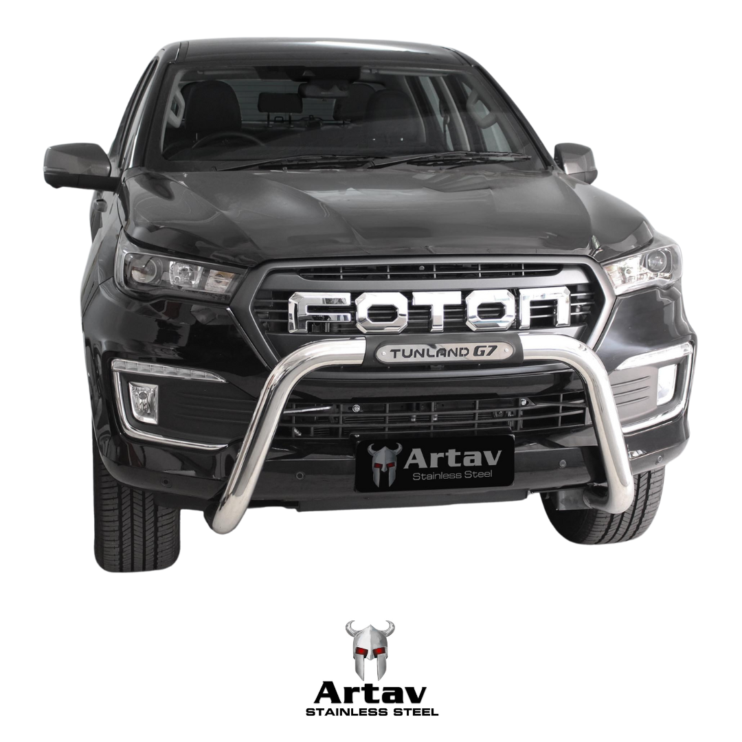 Artav | Foton Tunland G7 Nudge Bar Stainless (PDC Approved) - Fits DC ...