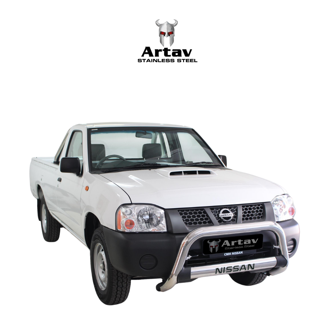 Artav | NP300 Stainless Steel Nudge Bar — Alpha Accessories (Pty) Ltd