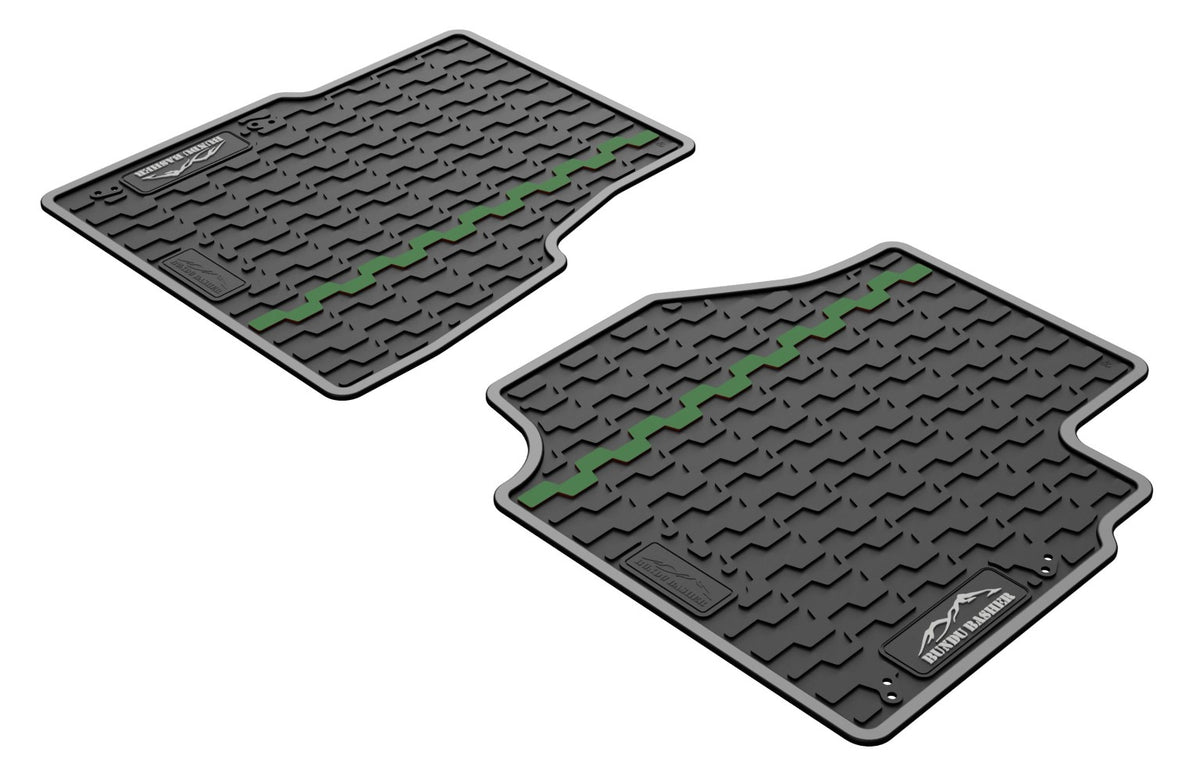 Land Rover Defender 90 Bundu Basher Interior Rubber Mats (Pre 2018 ...