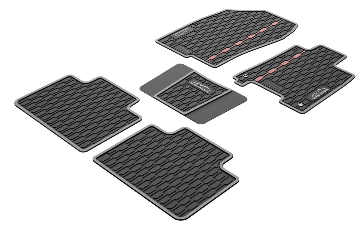 Nissan Navara Bundu Basher Interior Rubber Mats — Alpha Accessories ...