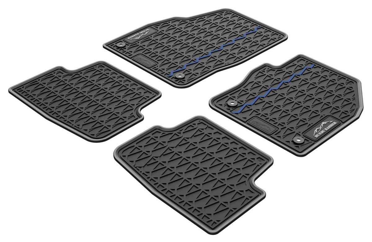 VW T-CROSS Bundu Basher Interior Rubber Mats — Alpha Accessories (Pty) Ltd