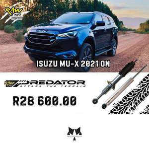 Raw4x4 | Isuzu MU-X 2021+ Suspension Upgrade — Alpha Accessories (Pty) Ltd