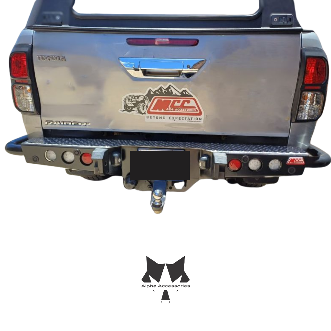 HILUX GD6 2016 to Current: JACK Rear Replacement Bumper with Towbar ...