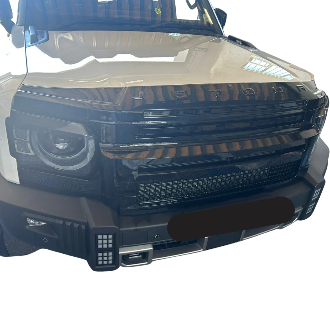 Jetour T2 Bonnet Guard With Name Gloss Black 2025+ — Alpha Accessories ...