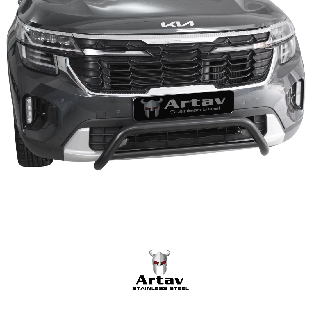 Artav | KIA Seltos Nudge Bar Black — Alpha Accessories (Pty) Ltd