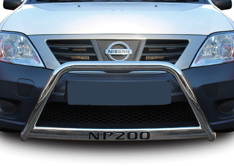 Maxe | Nissan NP200 Stainless Steel Nudge Bar — Alpha Accessories (Pty) Ltd