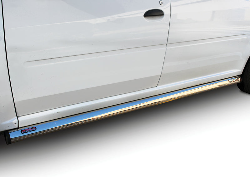 Maxe | Nissan NP200 Stainless Steel Side Bars — Alpha Accessories (Pty) Ltd