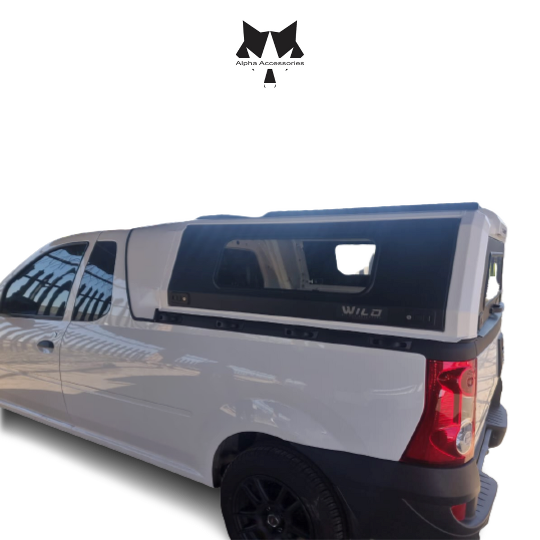 Nissan NP200 | Wild Aluminium Canopy — Alpha Accessories (Pty) Ltd