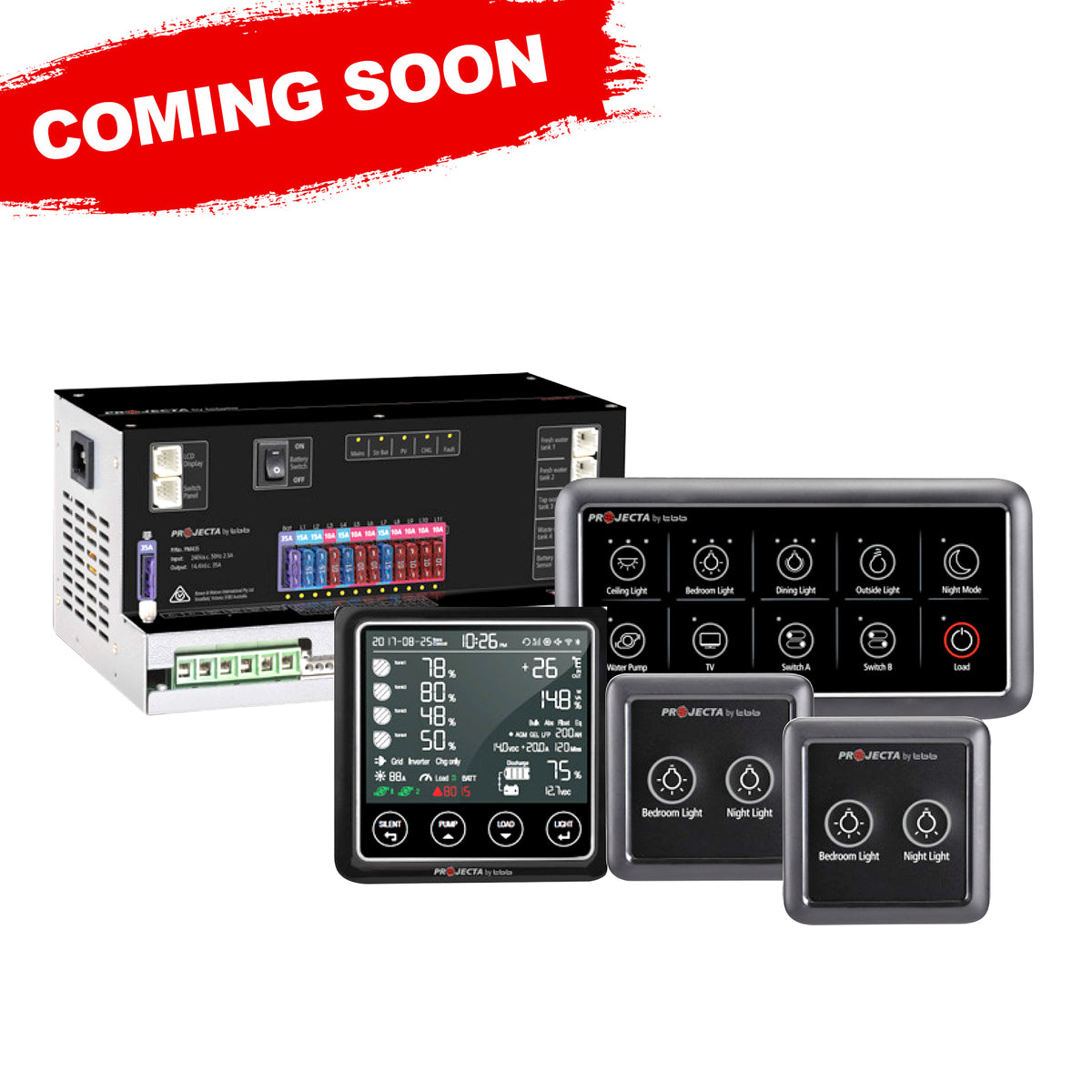 PROJECTA 12V 30A Charger & 35A Power Supply, 30A MPPT Solar Controller ...