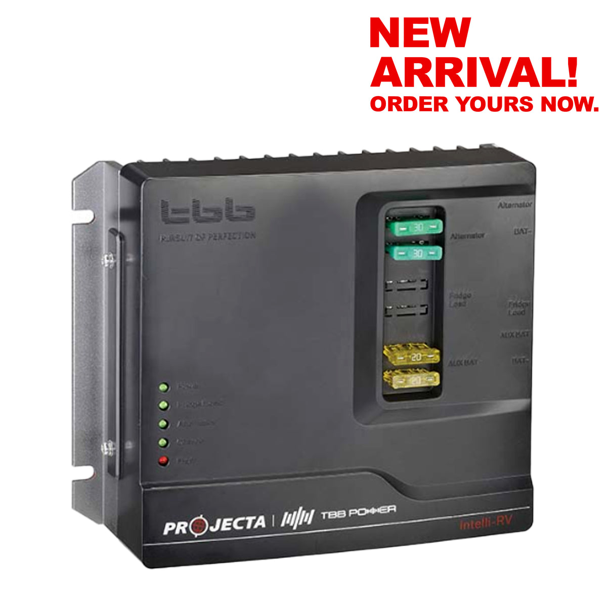 PROJECTA 30A 12V DC-DC Charger (20A Bypass) — Alpha Accessories (Pty) Ltd
