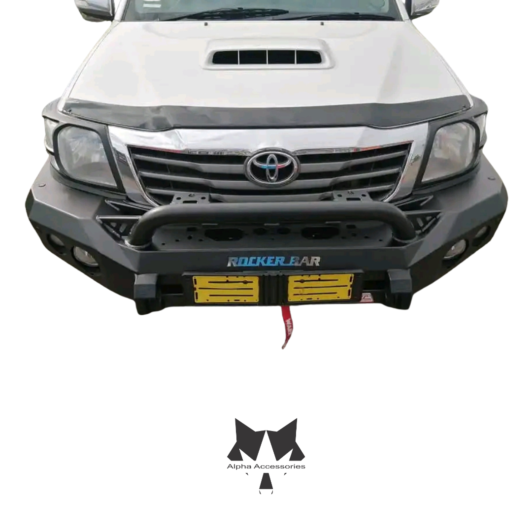Runva | Toyota Hilux Vigo D4D 2011–2016 Rocker Bar Front Low Loop Bump ...