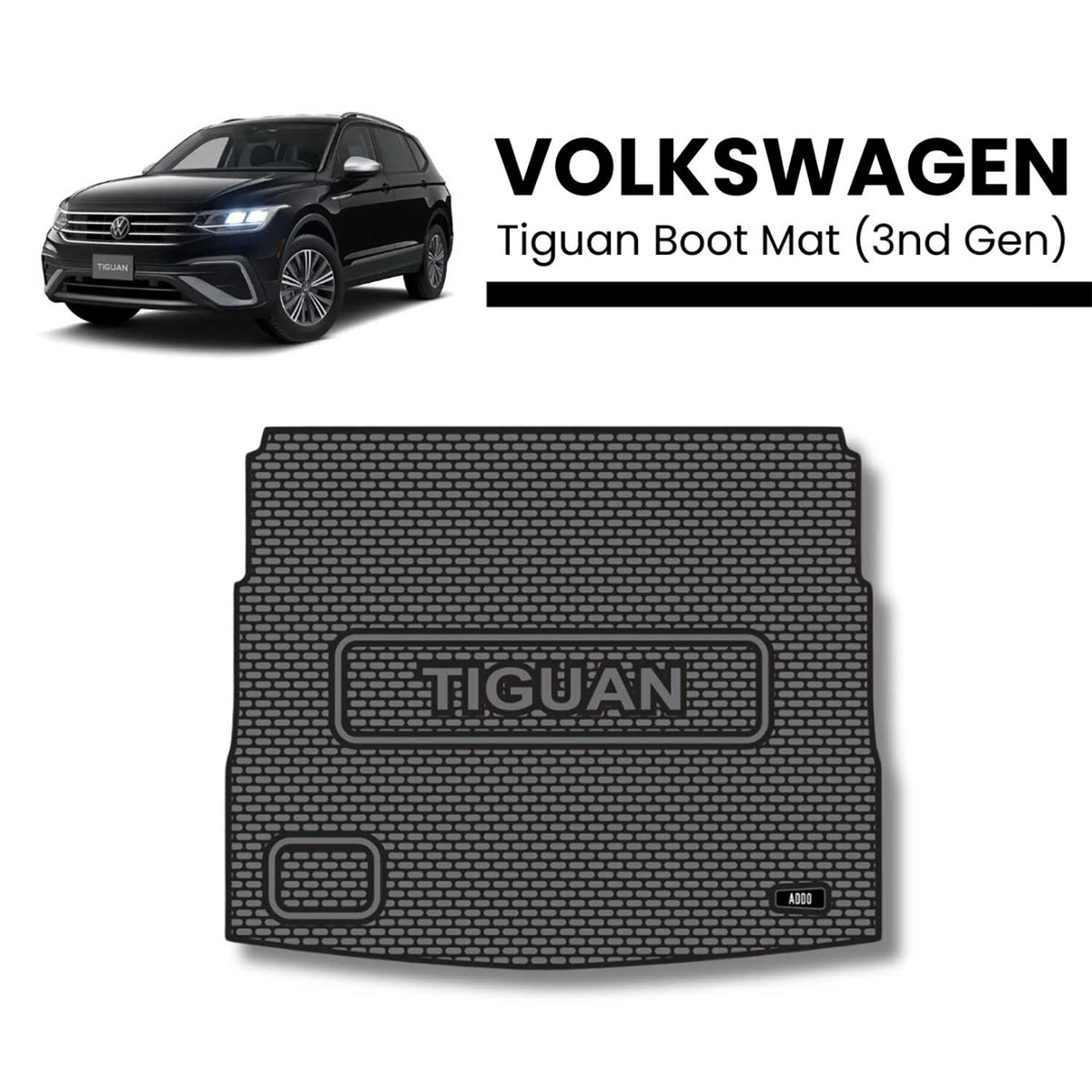 Volkswagen Tiguan Boot Mat - 3rd — Alpha Accessories (Pty) Ltd