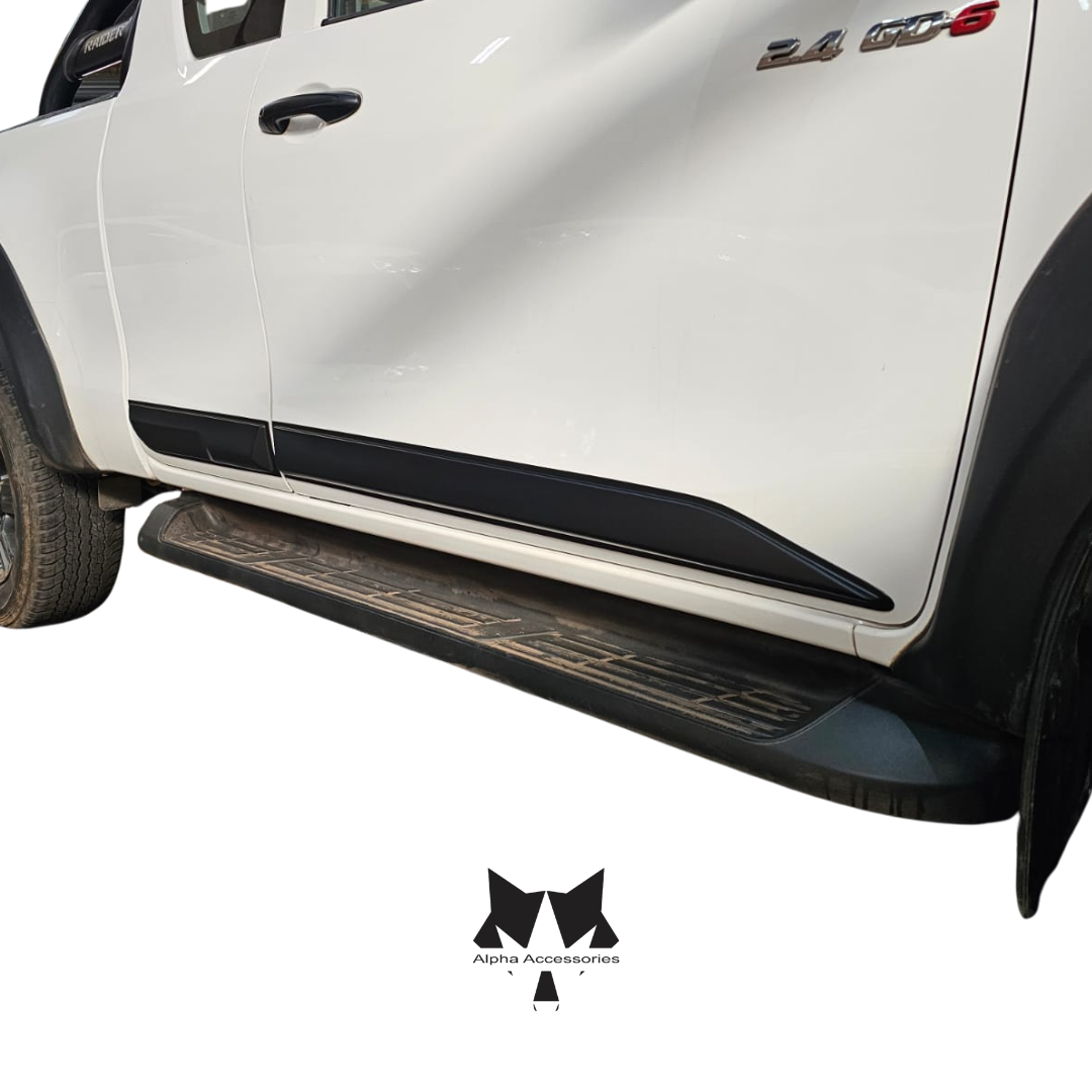 Toyota Hilux Extended Cab | Side Cladding 2016+ — Alpha Accessories ...