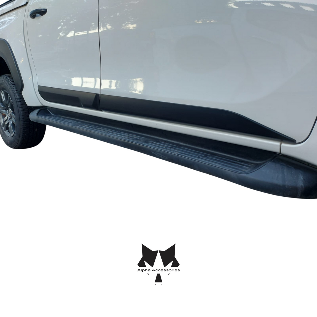 Toyota Hilux Double Cab | Side Cladding 2016+ — Alpha Accessories (Pty) Ltd