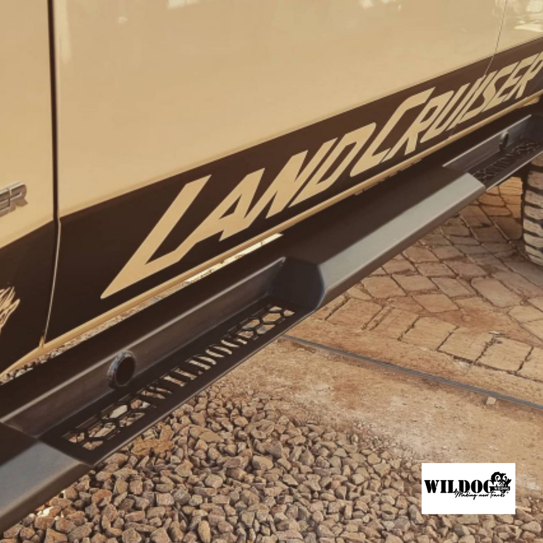 Wildog | FJ Cruiser Warrior Rock Sliders — Alpha Accessories (Pty) Ltd