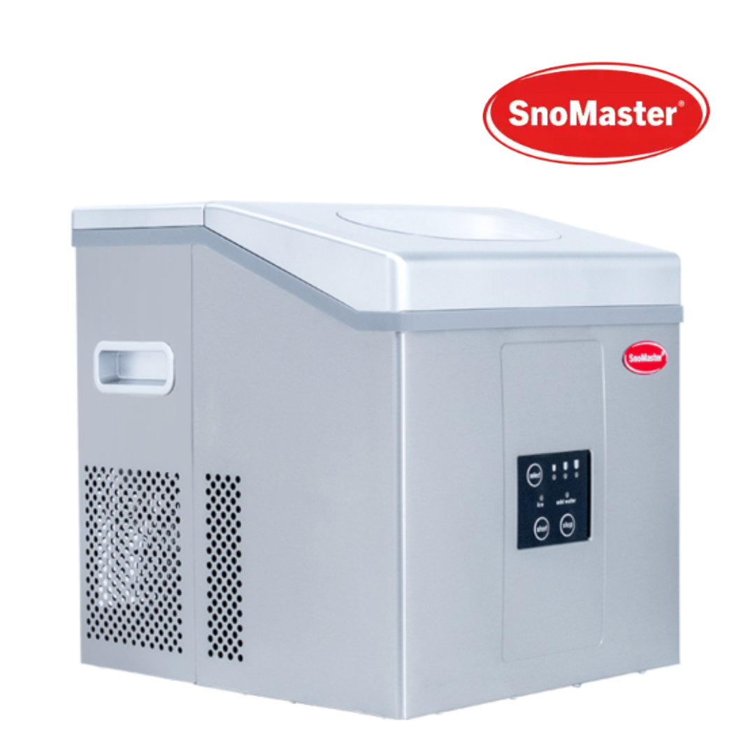 SnoMaster | 15Kg/24Hr Counter-Top Bullet Type Ice-Maker - Stainless St ...