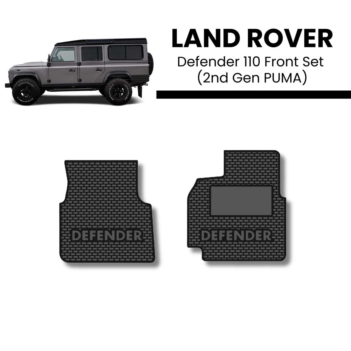 Land Rover Defender 110 Front Set (2nd Gen + PUMA) — Alpha Accessories ...