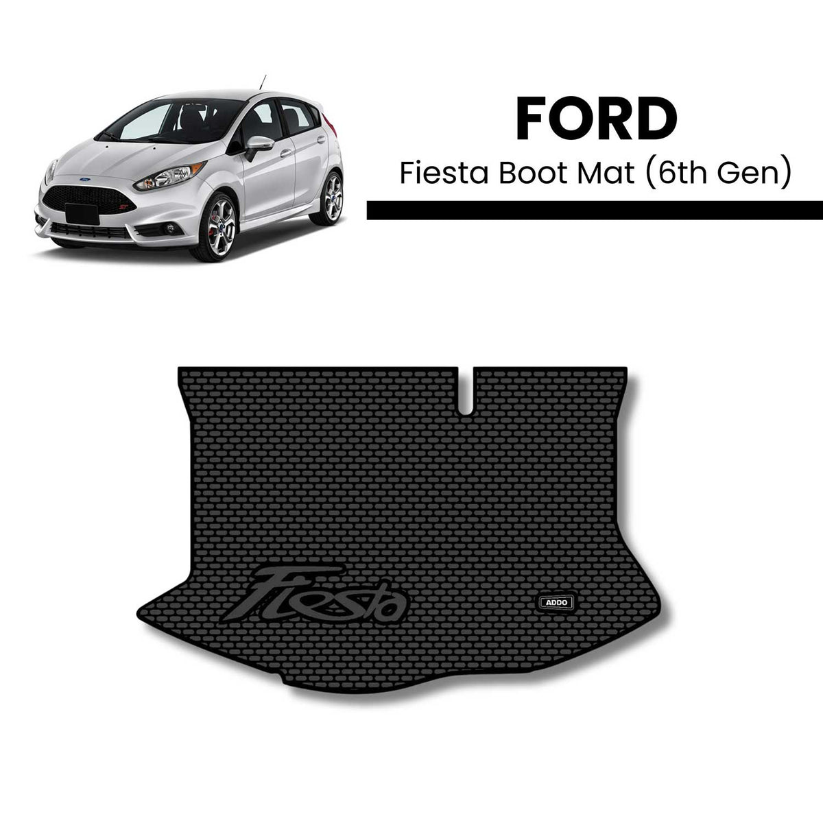 Ford Fiesta Boot Mat - 6th — Alpha Accessories (Pty) Ltd