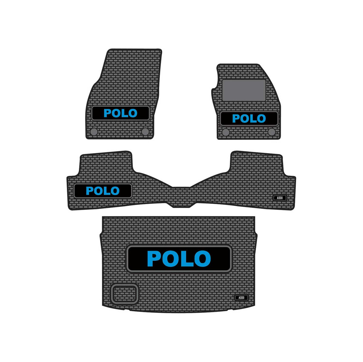 Volkswagen Polo Hatchback Full Set - Polo - Blue — Alpha Accessories ...
