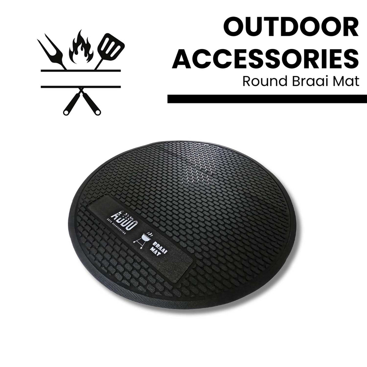Round Braai Mat (1m x 1m) — Alpha Accessories (Pty) Ltd