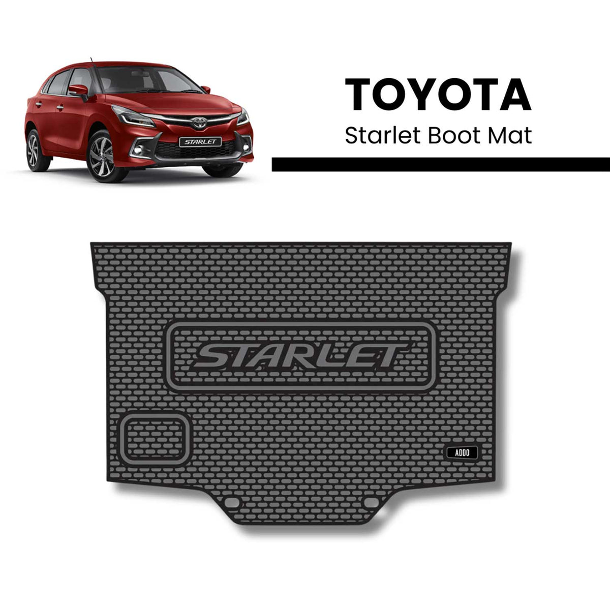 Toyota Starlet Boot Mat — Alpha Accessories (Pty) Ltd