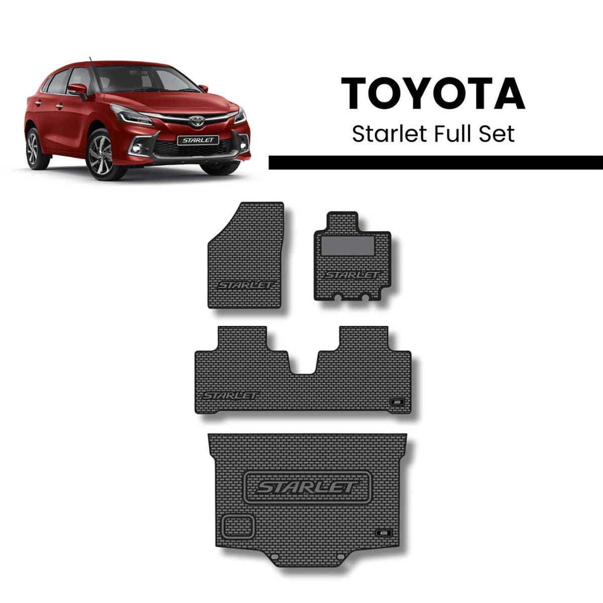 Toyota Starlet Full Set — Alpha Accessories (Pty) Ltd