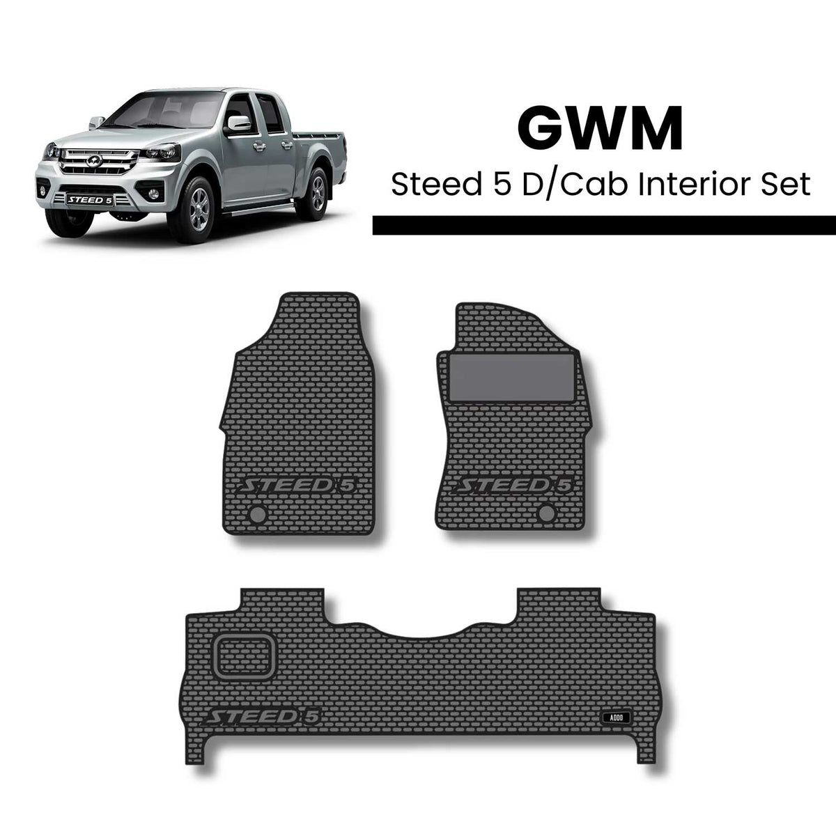 GWM Steed 5 D/Cab Interior Set — Alpha Accessories (Pty) Ltd