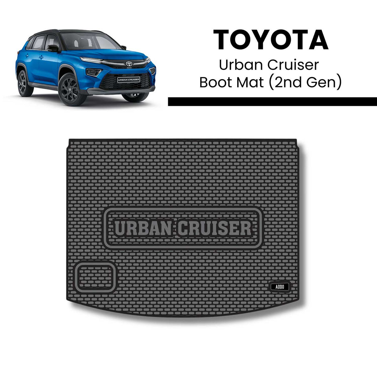 Toyota Urban Cruiser Boot Mat - 2nd — Alpha Accessories (Pty) Ltd